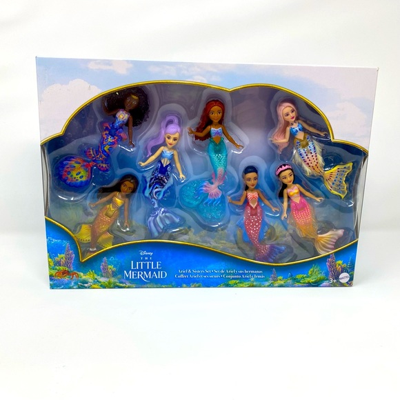 Mattel | Toys | Disney The Little Mermaid Ariel And Sisters Small Doll ...